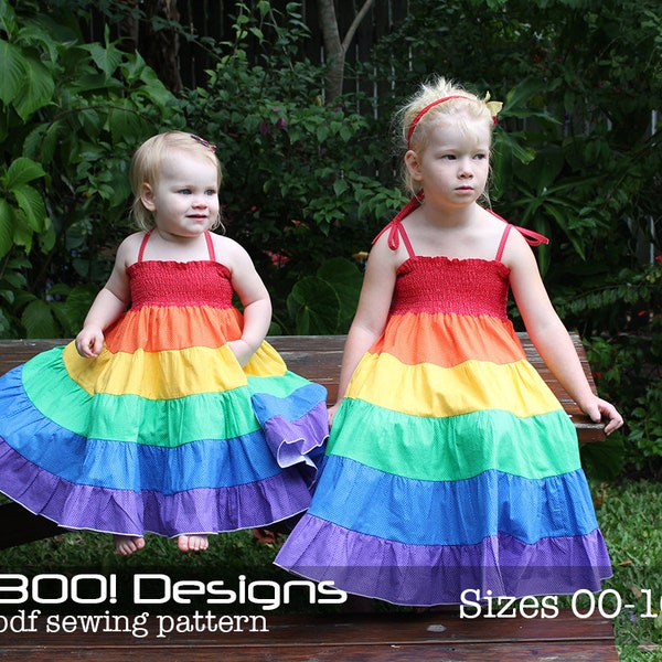 Rainbow Dress - Etsy