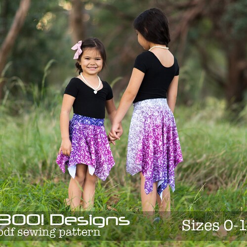 Diy Dance Skirt Sewing Pattern PDF Handkerchief Ballet Skirt - Etsy