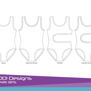 PDF Pattern Sharkbite Leotard and Swim - Etsy