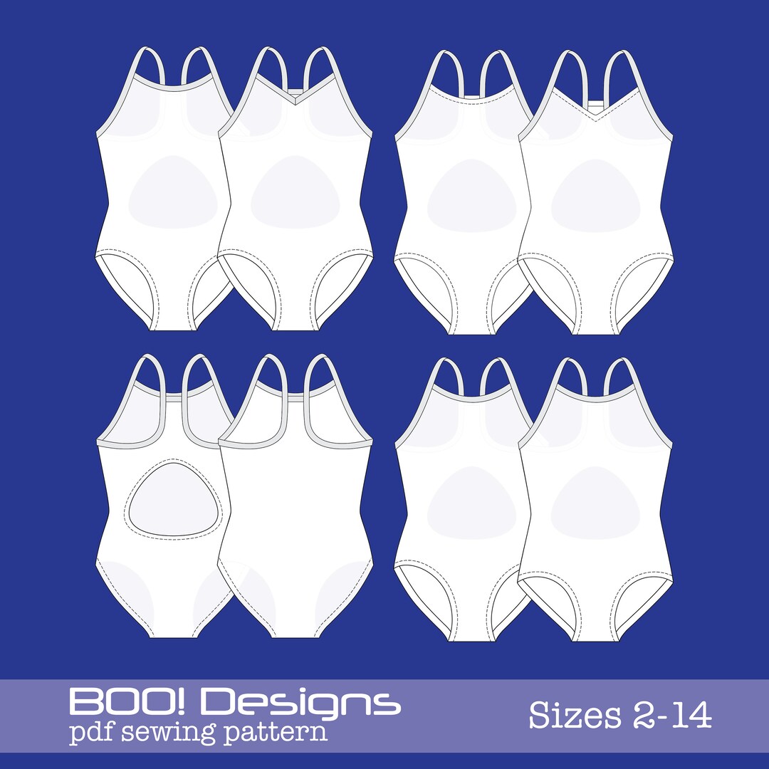 PDF Pattern Sprint Togs Leotard and Swim - Etsy