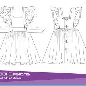 PDF Pattern Firefly Dress - Etsy