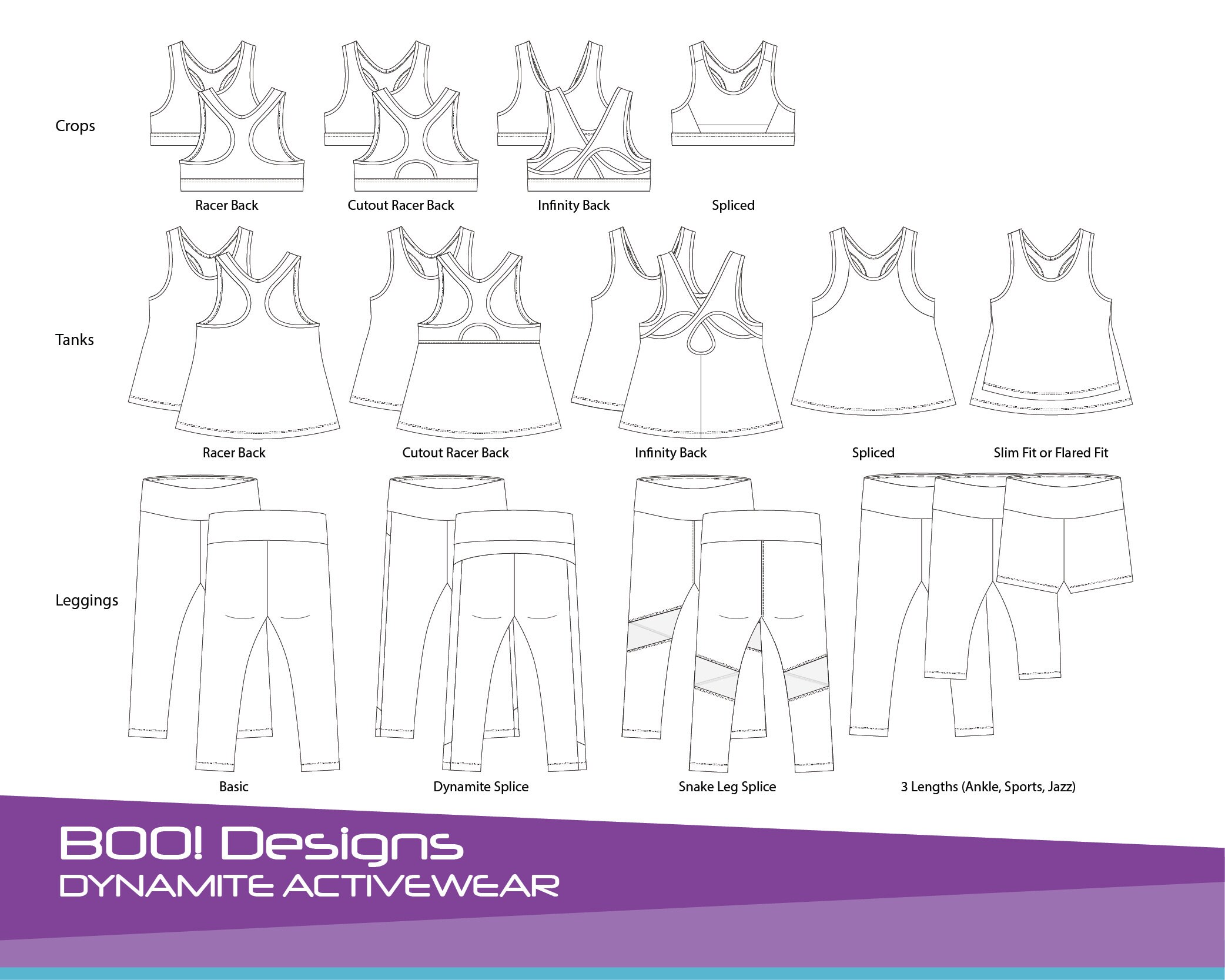 PDF Pattern Dynamite Activewear - Etsy