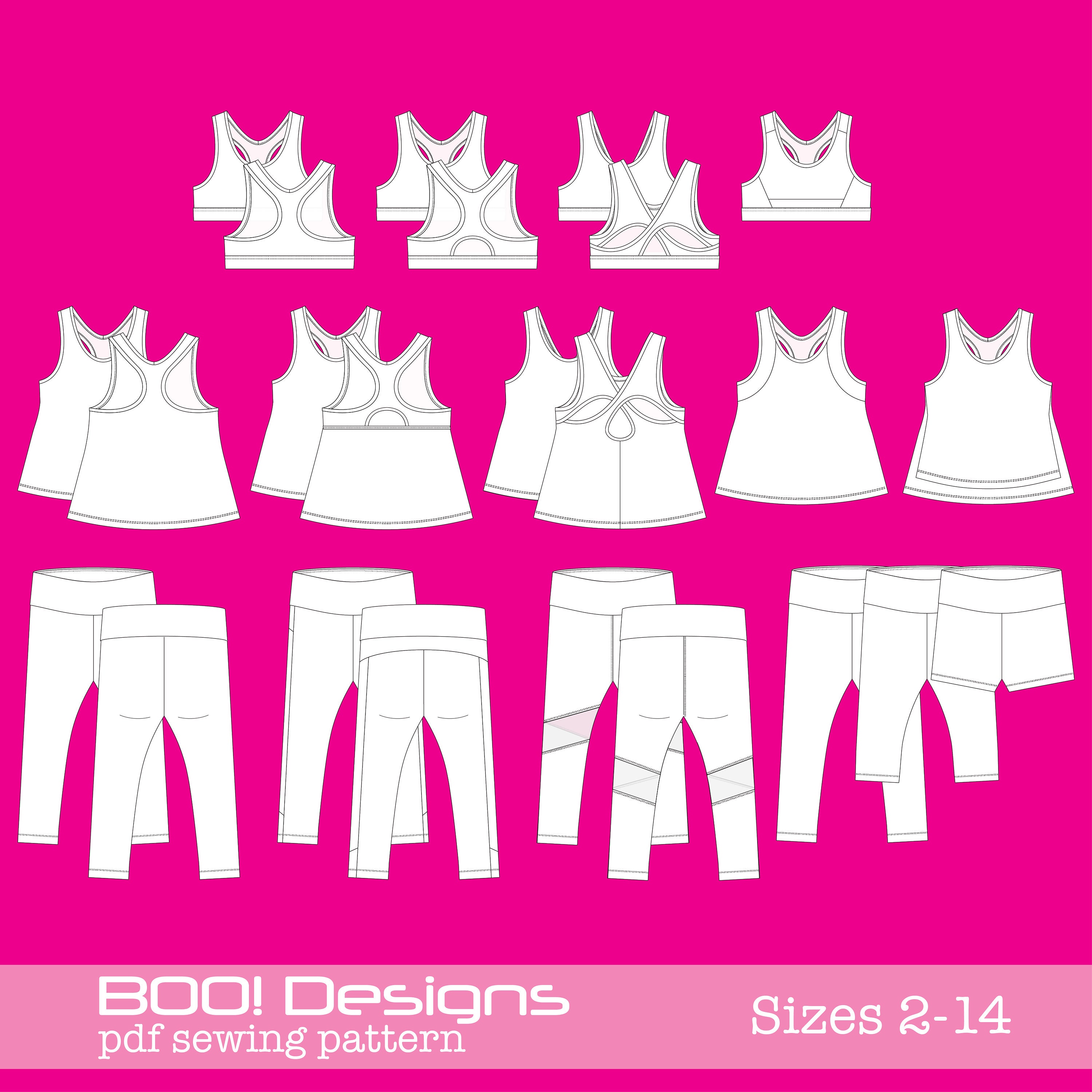 PDF Pattern Dynamite Activewear - Etsy