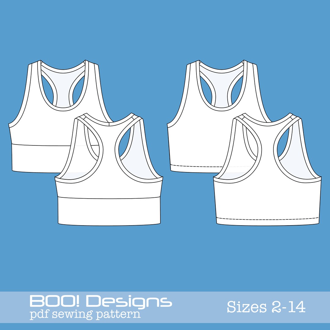 PDF Pattern Firebird Crop Top - Etsy