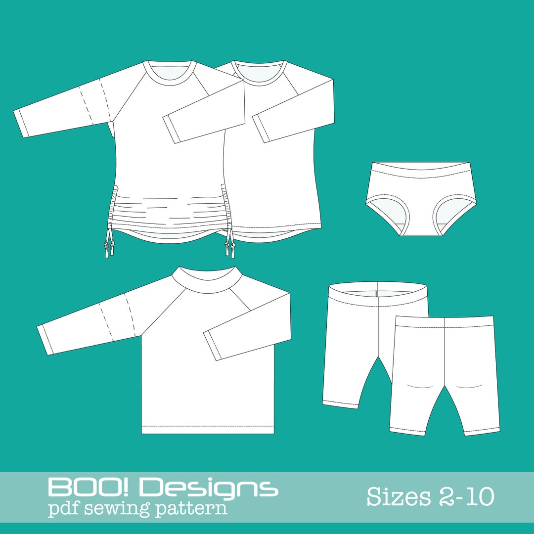 PDF Pattern Panel Rashie - Etsy