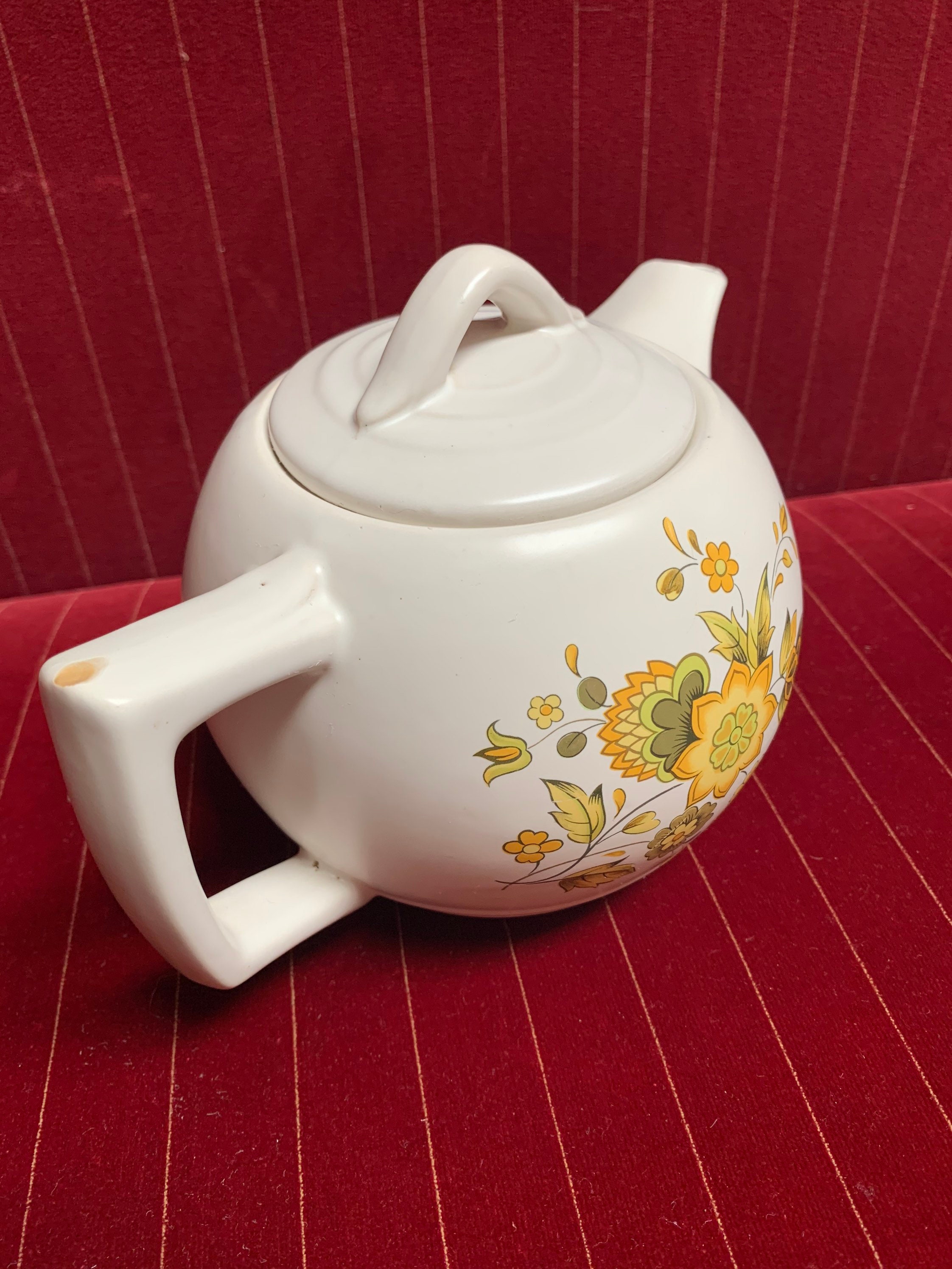 Vintage 1970s Mccoy Pottery Teapot Floral Design # 140, Vintage Mccoy ...