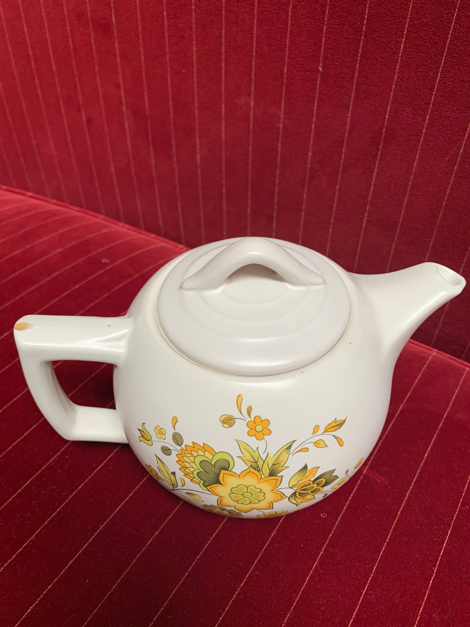 Vintage 1970s Mccoy Pottery Teapot Floral Design # 140, Vintage Mccoy ...