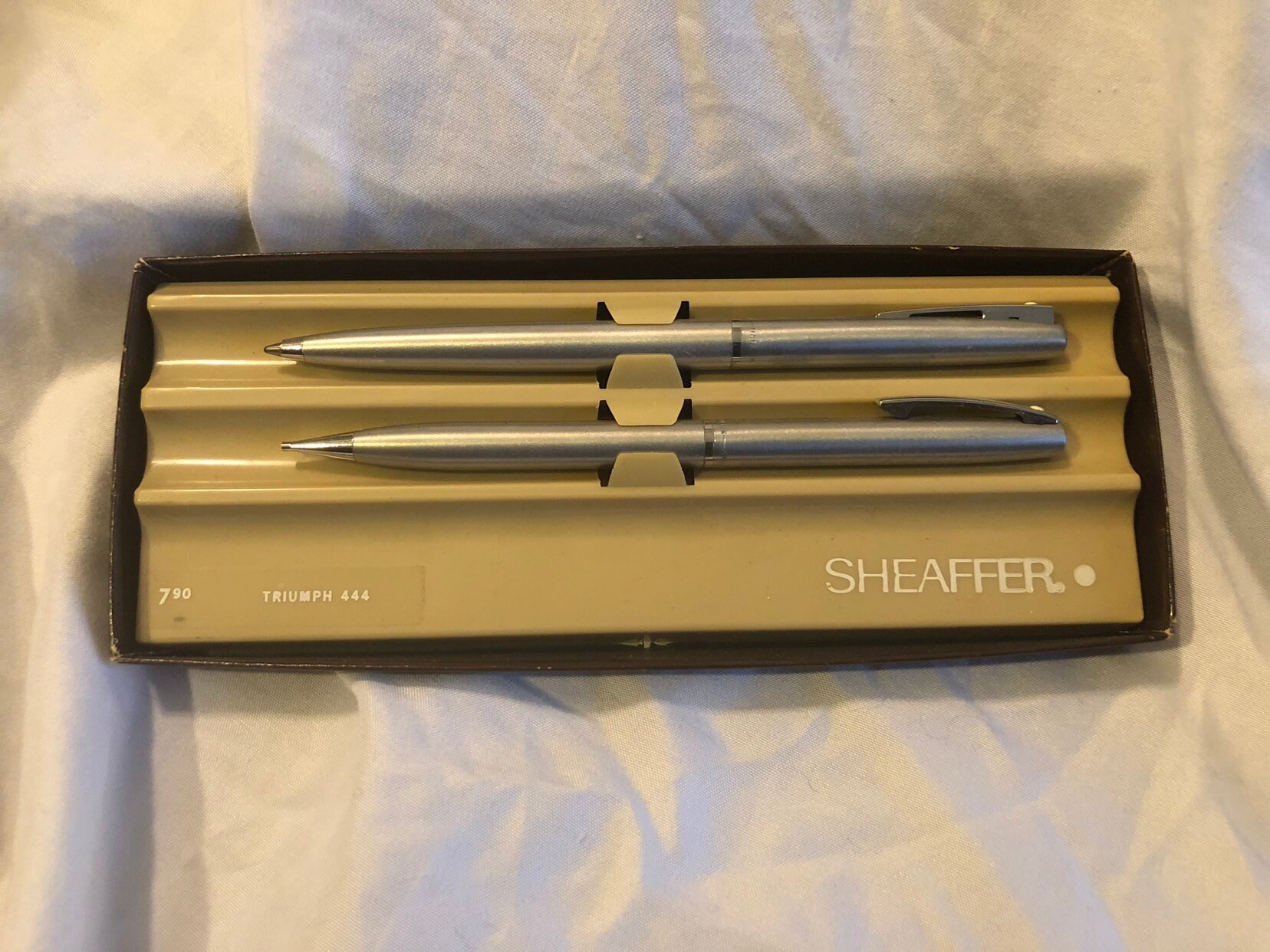 Vintage Sheaffer White Dot Ballpoint Pen and Mechanical Pencil USA - Etsy