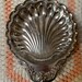 Vintage Crescent Silver Seashell Clam Shellcondiment Candy Trinket Dish ...