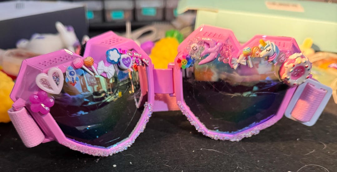 Customized Kawaii Rave Goggles - Etsy
