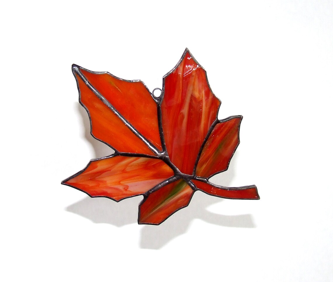 Stained Glass Leaf PATTERNS Celebrate Autumn With These Four - Etsy Canada