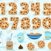 COOKIES NUMBERS - Digital Clipart Set, Cookies Clipart, Numbers Clipart ...