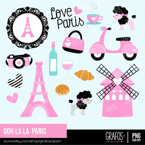 Love Paris Clipart