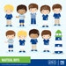 NAUTICAL BOYS - Digital Clipart Set, Nautical Clipart , Navy Clipart ...