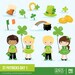 ST PATRICKS DAY - Digital Clipart Set, Patrick's Day Clipart - Etsy