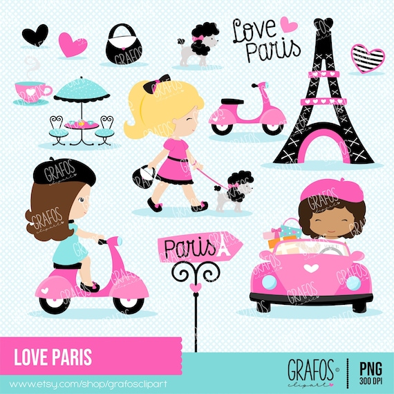 I Love Paris Clip Art