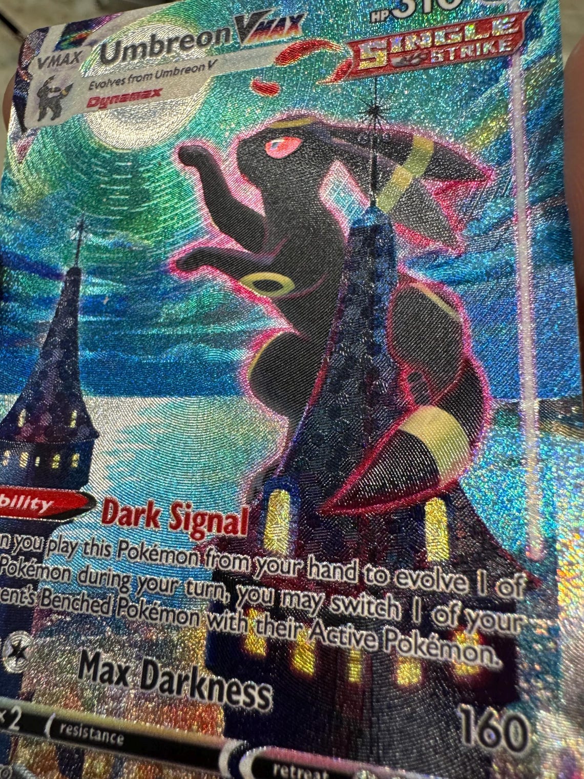 Umbreon VMAX Evolving Skies PROXY Card – Moonbreon 1:1 Accuracy - Etsy ...