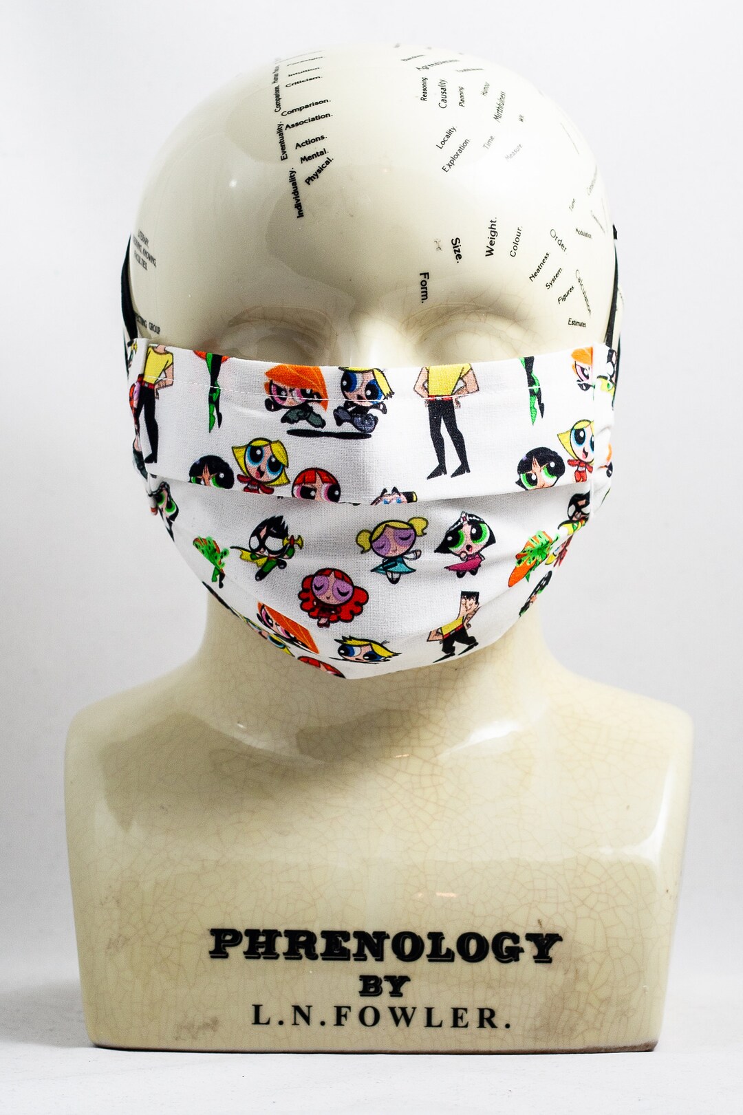 Powerpuff Girls Pattern Fabric Two Layered Pleated Face - Etsy