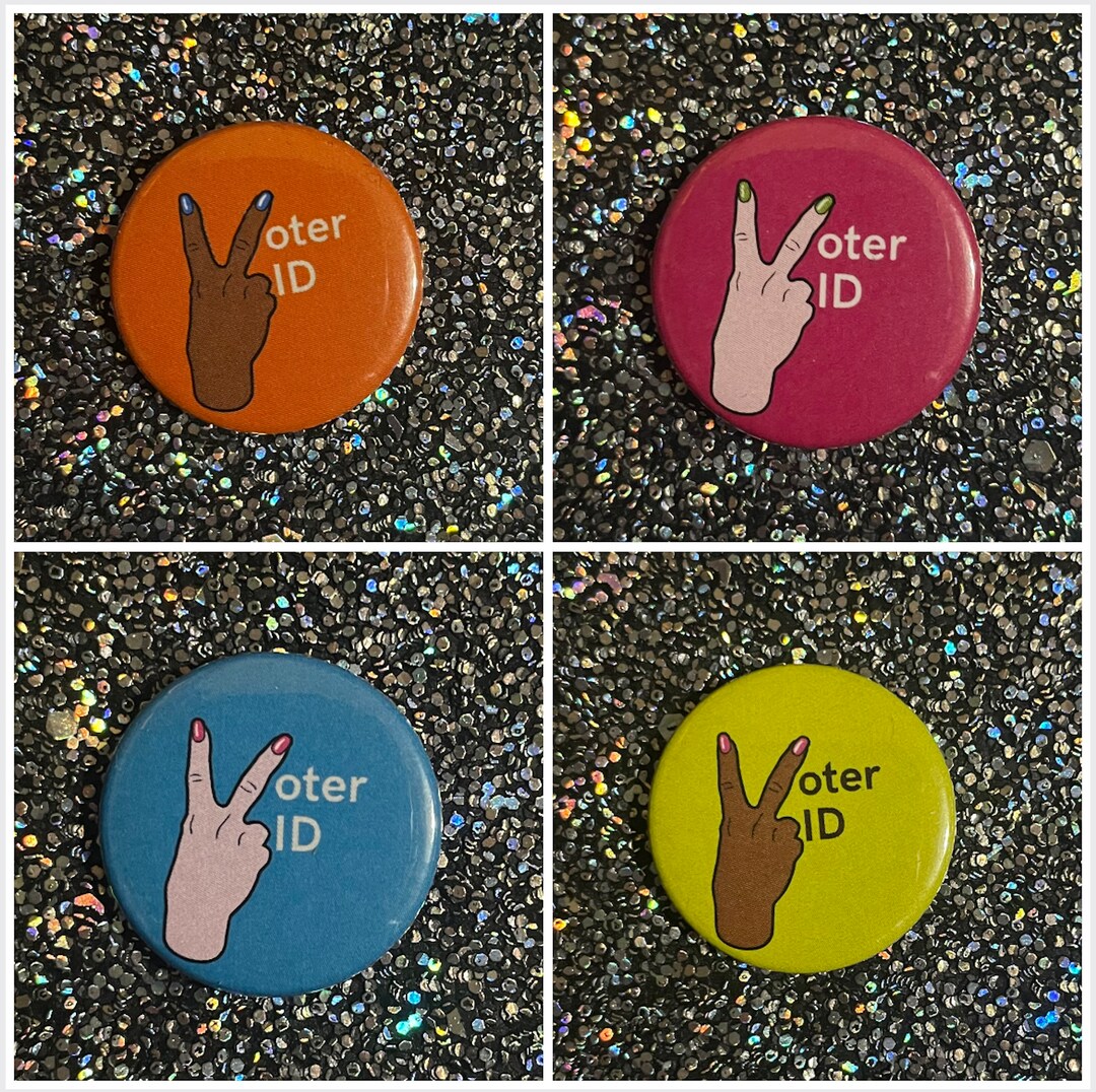 Voter ID Badge / Button - Etsy