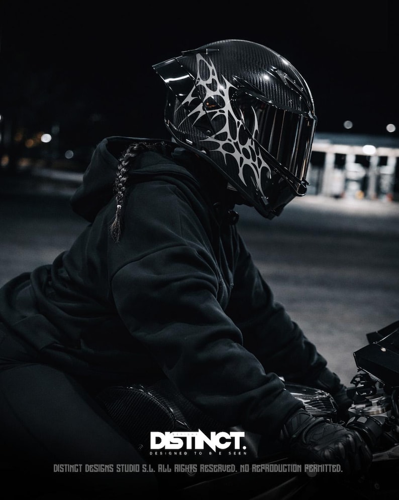 Neo Tribal Helmet Decal – Modern Helmet Sticker Kit – Aggressive Vinyl ...