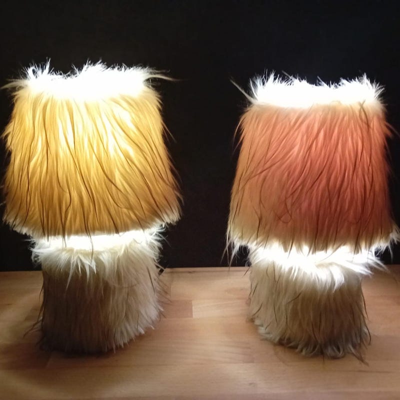 Kunstfell lampe - Etsy.de
