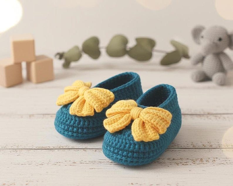 Crochet Baby Booties Pattern PDF – Easy Newborn Shoes 0–6 Months - Etsy