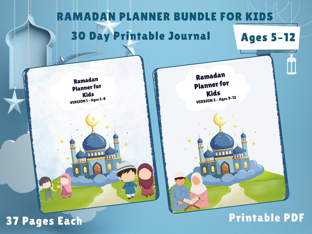 Planificateur de ramadan pour enfants | Cahier d'activités islamiques ...