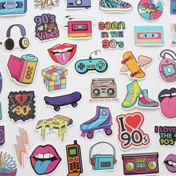 90s Stickers - Etsy