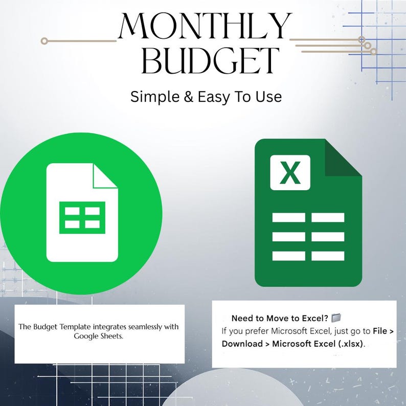Ultimate Beginners Budget Template | Google Sheets & Excel Monthly ...