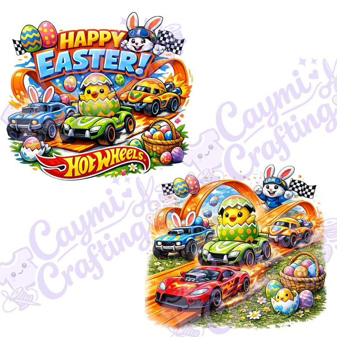 Happy Easter Race Car, Bunny, Easter Egg Hunt, Fast Racing Car PNG ...