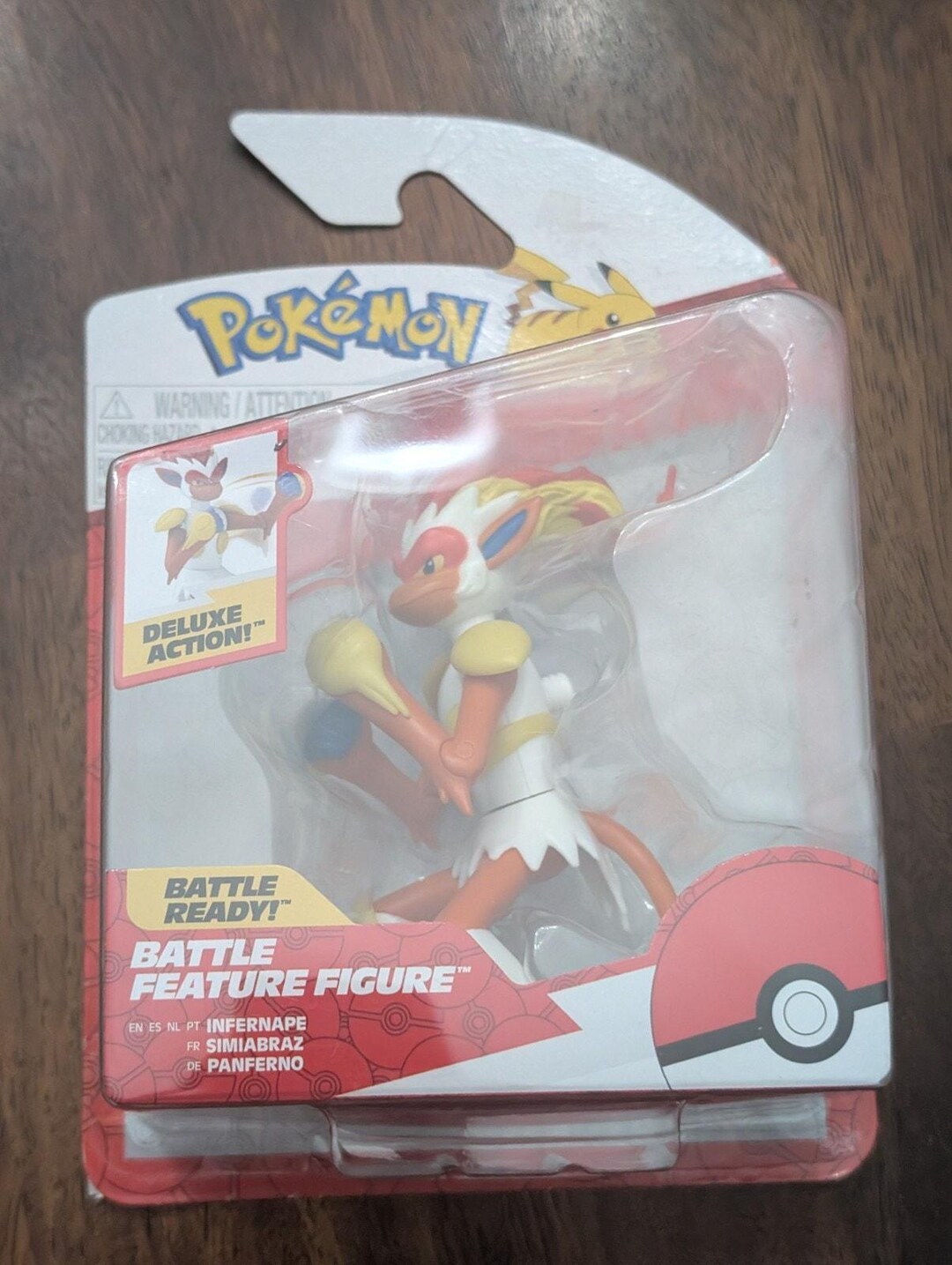 Pokemon Infernape Battle Feature Figure Jazwares Deluxe Action Figure ...