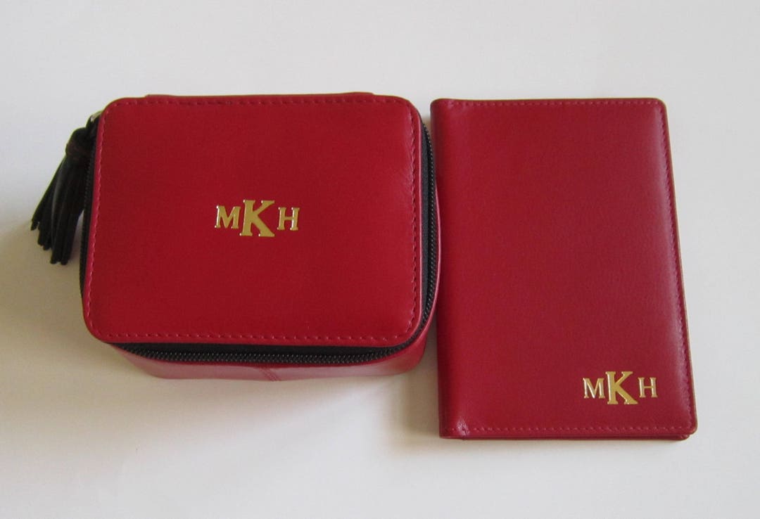 Travel Accessories Gift Set for Her, RFID Passport Cover, Valentines ...