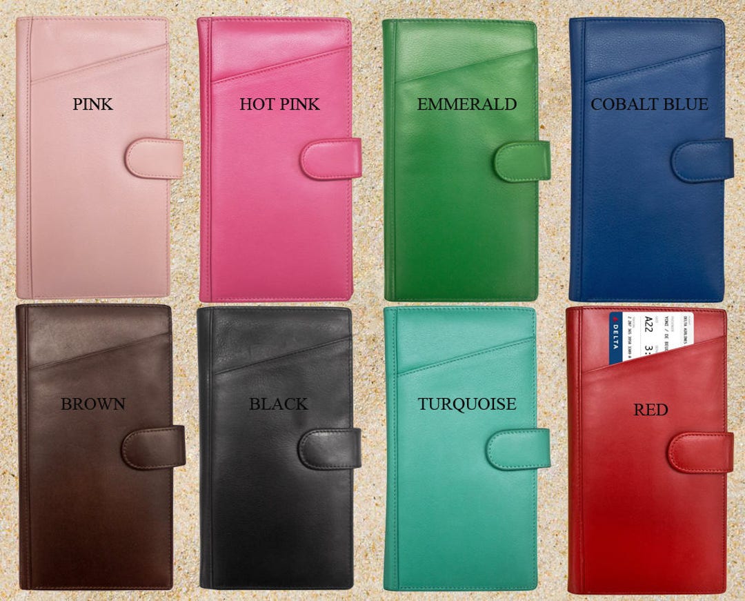 Rfid Travel Wallet Personalized Passport Wallet Travel Document