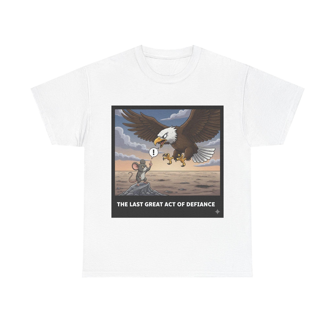 The Last Great Act of Defiance T-shirt | Eagle Vs Snake Illustration - Etsy