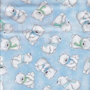 Sky Tossed Polar Bears Timeless Treasures Arctic Nights Collection - Etsy