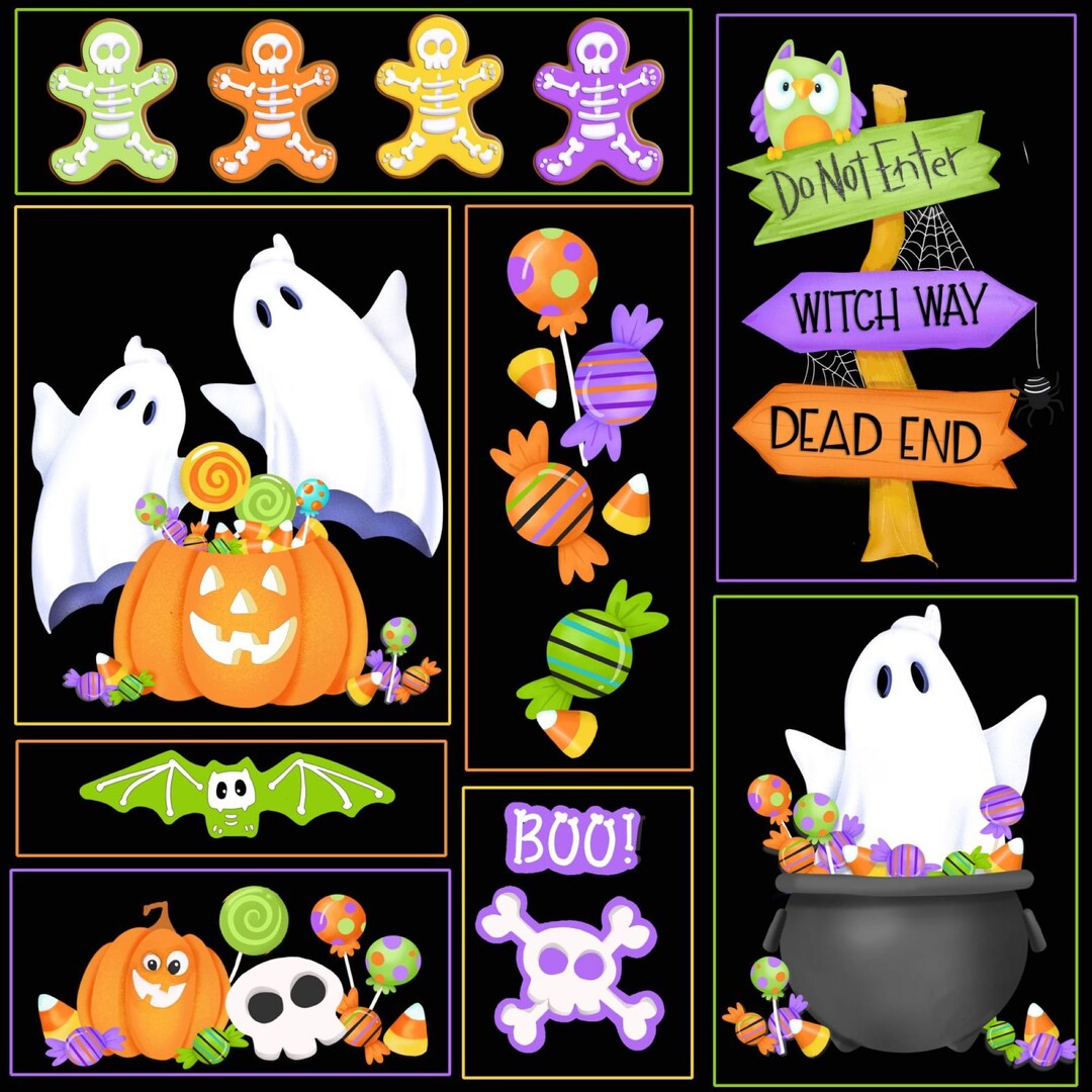 Glow Ghosts Collection glow in the Dark by Shelly Comiskey - Etsy