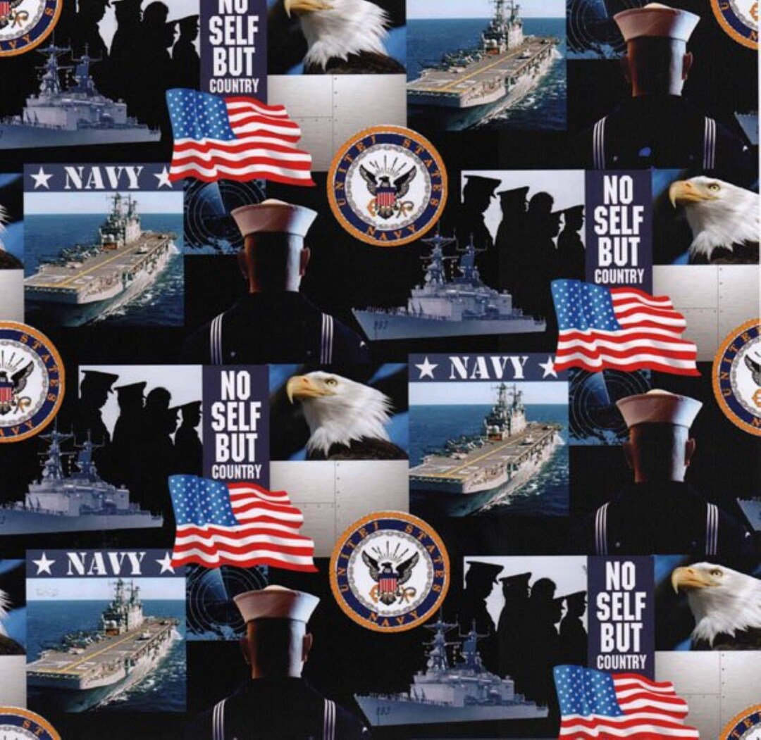 US Navy Military Patch Block Print Sykel Enterprises Navy Military ...