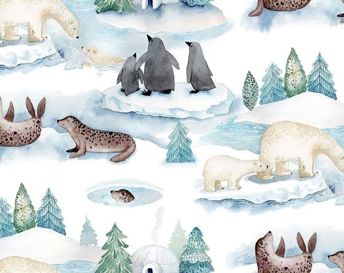 Winter Wild Arctic Animals Frosty Fun Collection Nature by Timeless ...