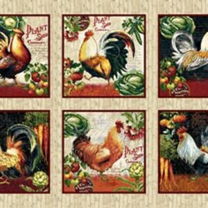 Farmers Market Blocks Cream Studioe Fabrics - Etsy