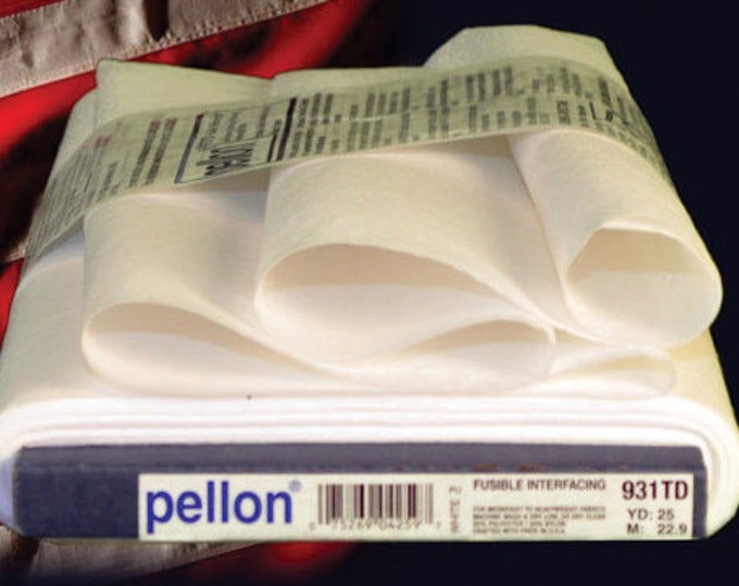 Pellon 931TD Fusible Mid Weight Interfacing by the Yard - Etsy