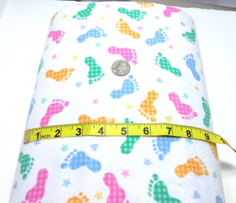 Pastel Feet Prints Comfy Flannel Prints From A.E. Nathan - Etsy