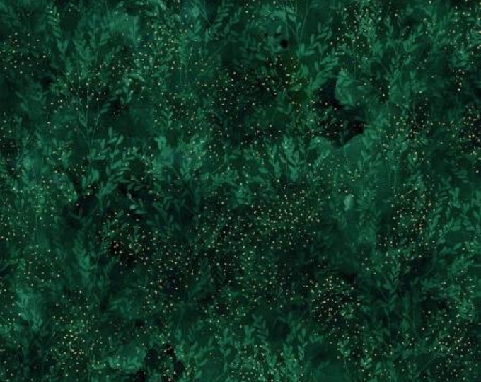 Emerald Texture, Autumn is in the Air, Floral Texture W/gold Metallic ...