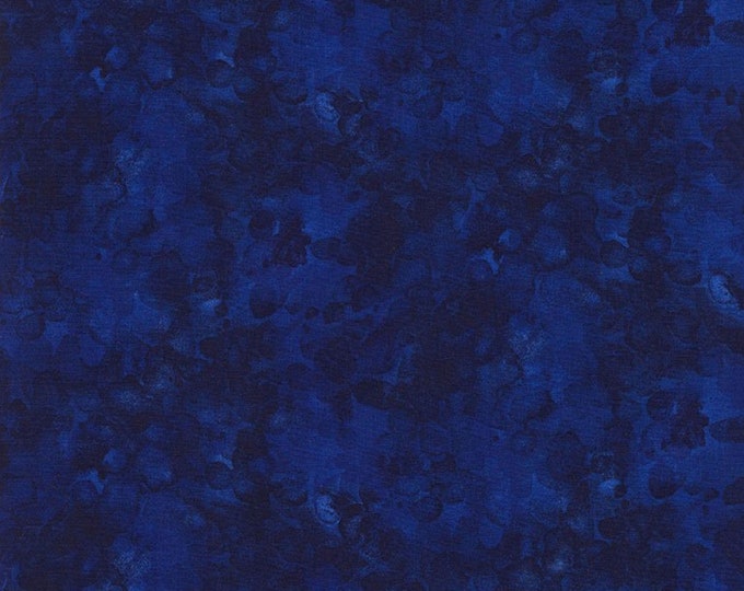 Ocean Blue Solid Ish Basic Ocean Timeless Treasures Deep | Etsy