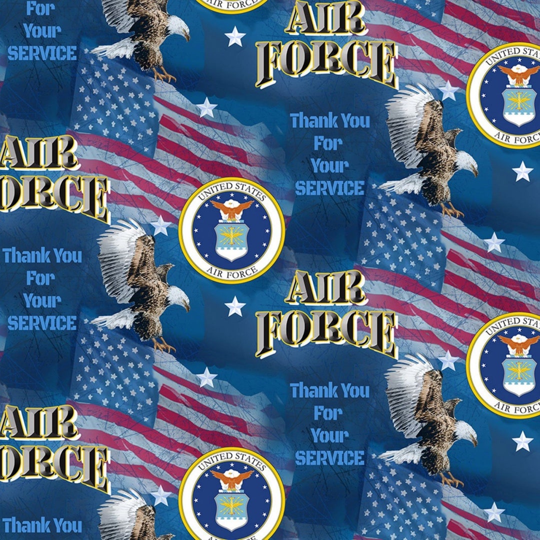 US Air Force Military Thank You for Your Service Flags Print Sykel ...