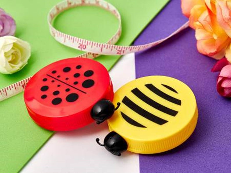 Bee and Ladybug Tape Measure Retractable Measuring Tape From - Etsy