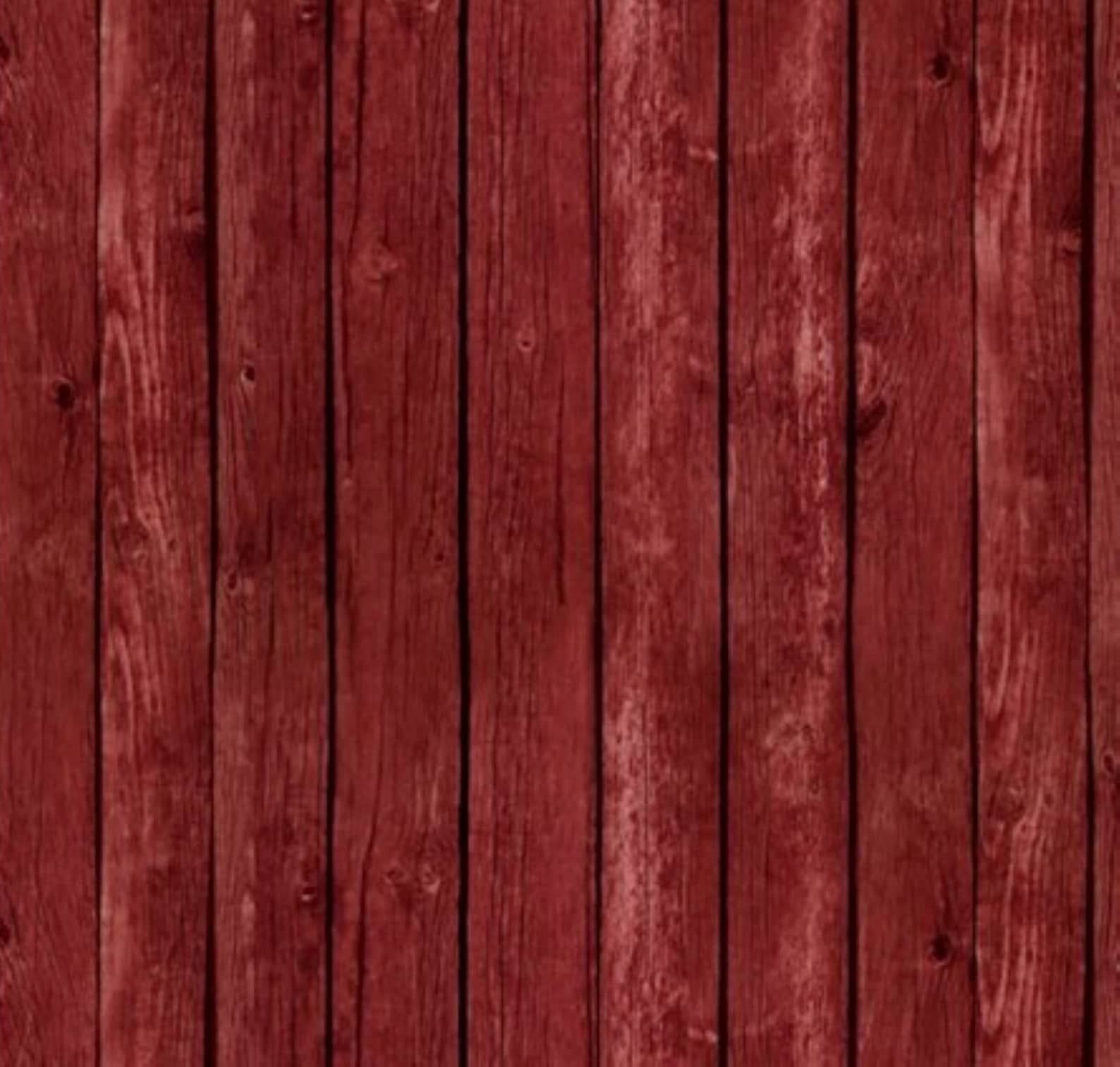 Red Barn Wood Landscape Medley 357 Red From Elizabeth's Studio - Etsy