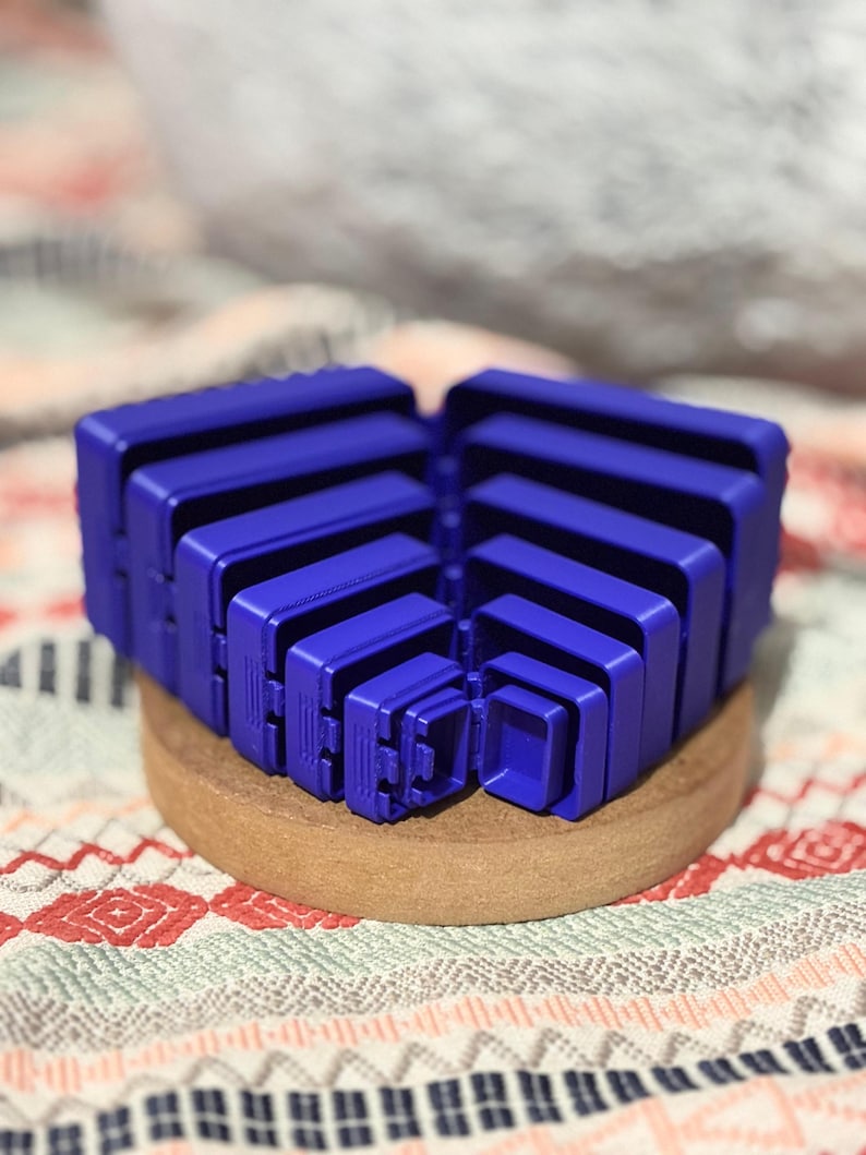 3D Printed Nesting Boxes, Geometric Desk Organizer, Modern Home Decor ...