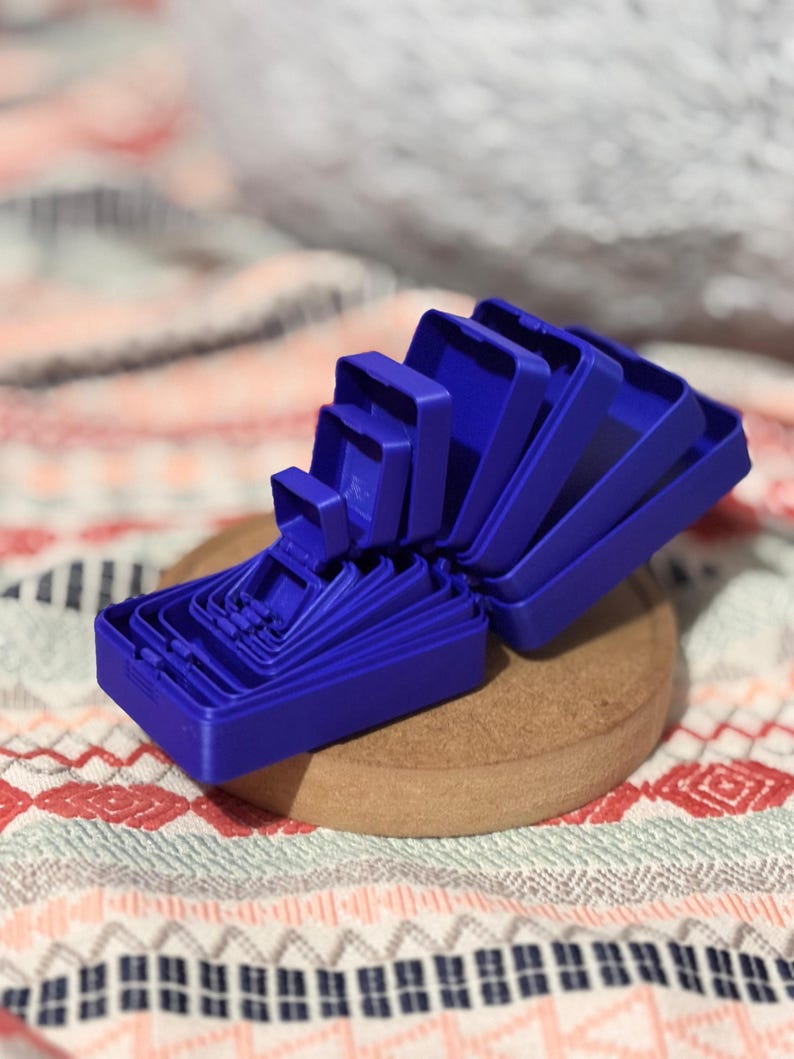 3D Printed Nesting Boxes, Geometric Desk Organizer, Modern Home Decor ...