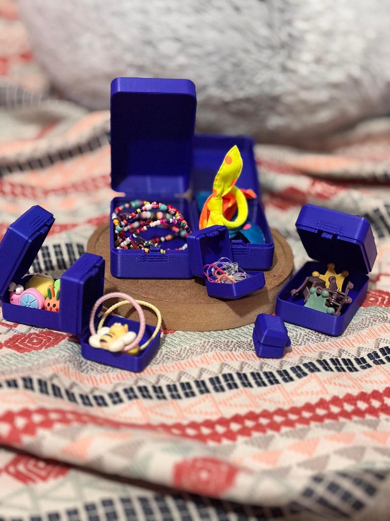 3D Printed Nesting Boxes, Geometric Desk Organizer, Modern Home Decor ...