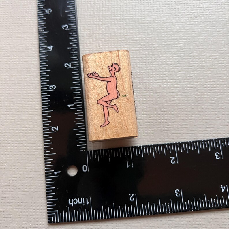 Vintage Rubber Stamps Funny and Strange Men Wood Mounted Stamps - Etsy